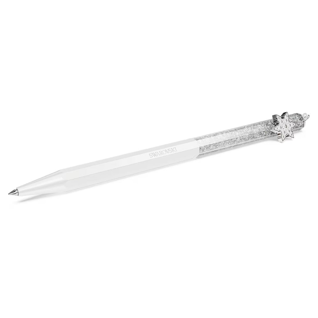 SWAROVSKI עט CRYSTALLINE לבן – ילון סברובסקי