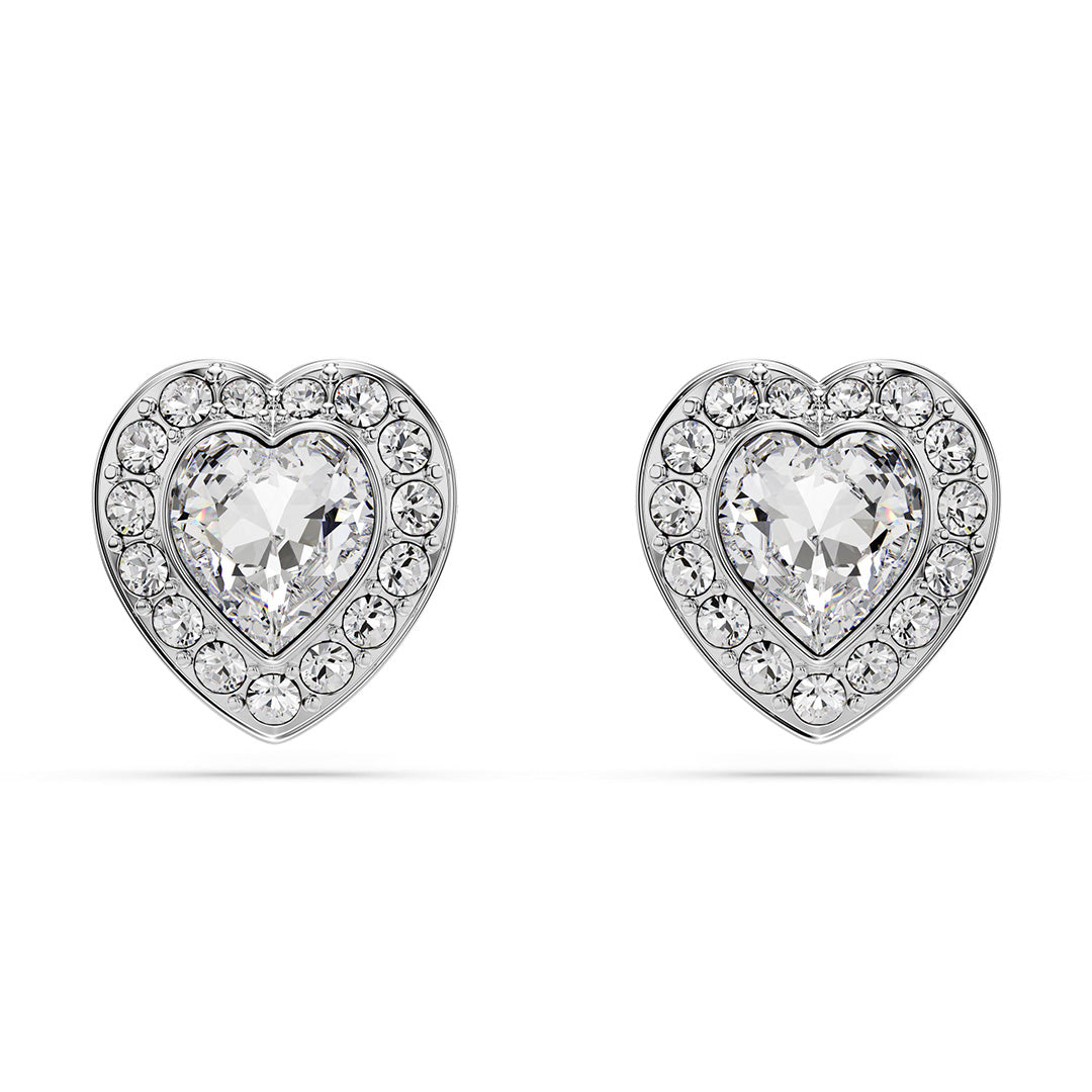 SWAROVSKI עגילי CAPSULE ציפוי רודיום – ילון סברובסקי