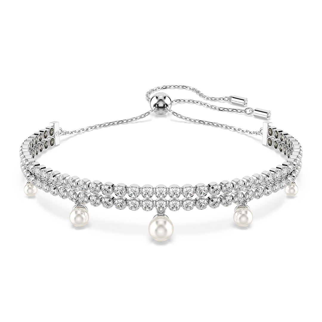 SWAROVSKI צמיד CAPSULE ציפוי רודיום – ילון סברובסקי