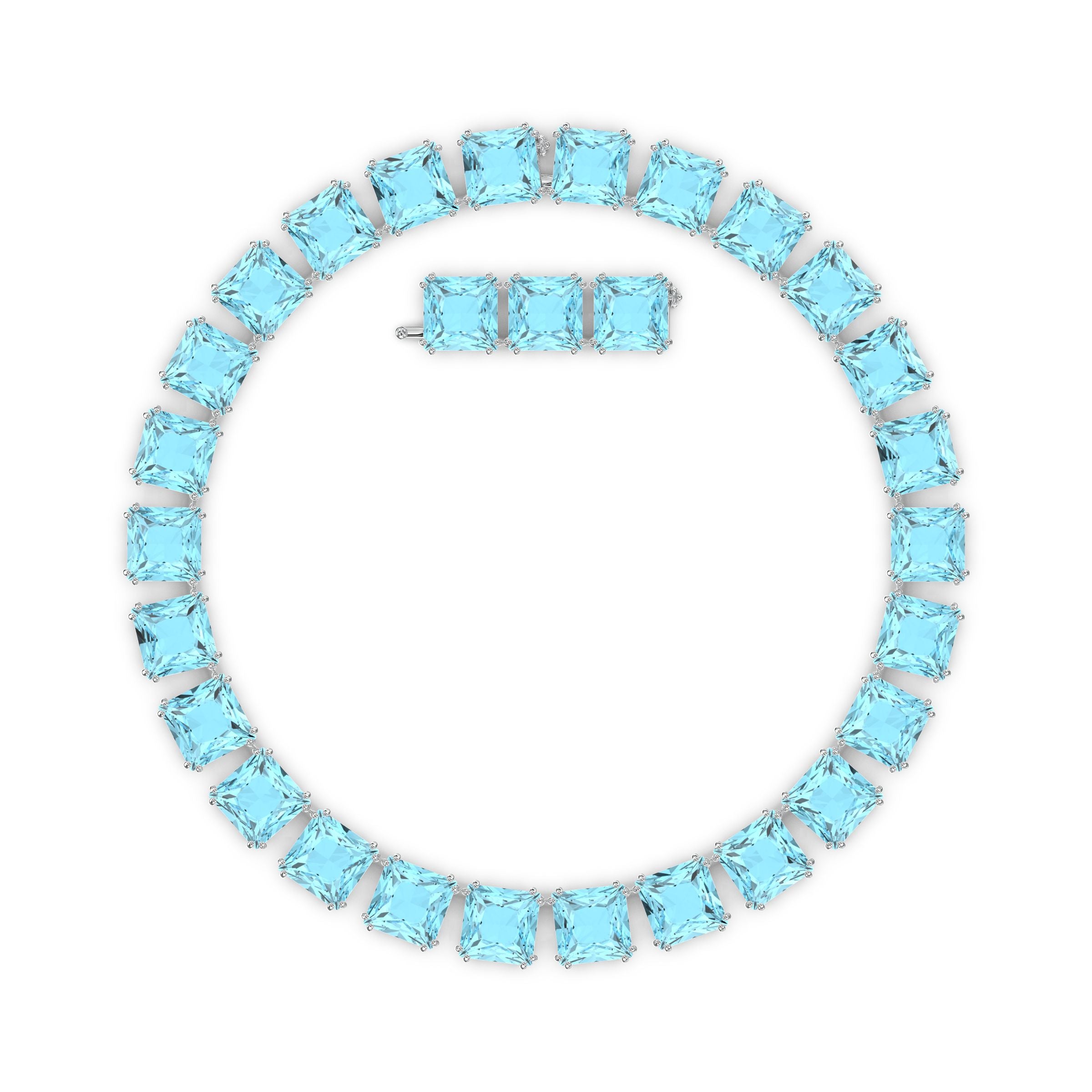 SWAROVSKI שרשרת Millenia קריסטל כחול – ילון סברובסקי