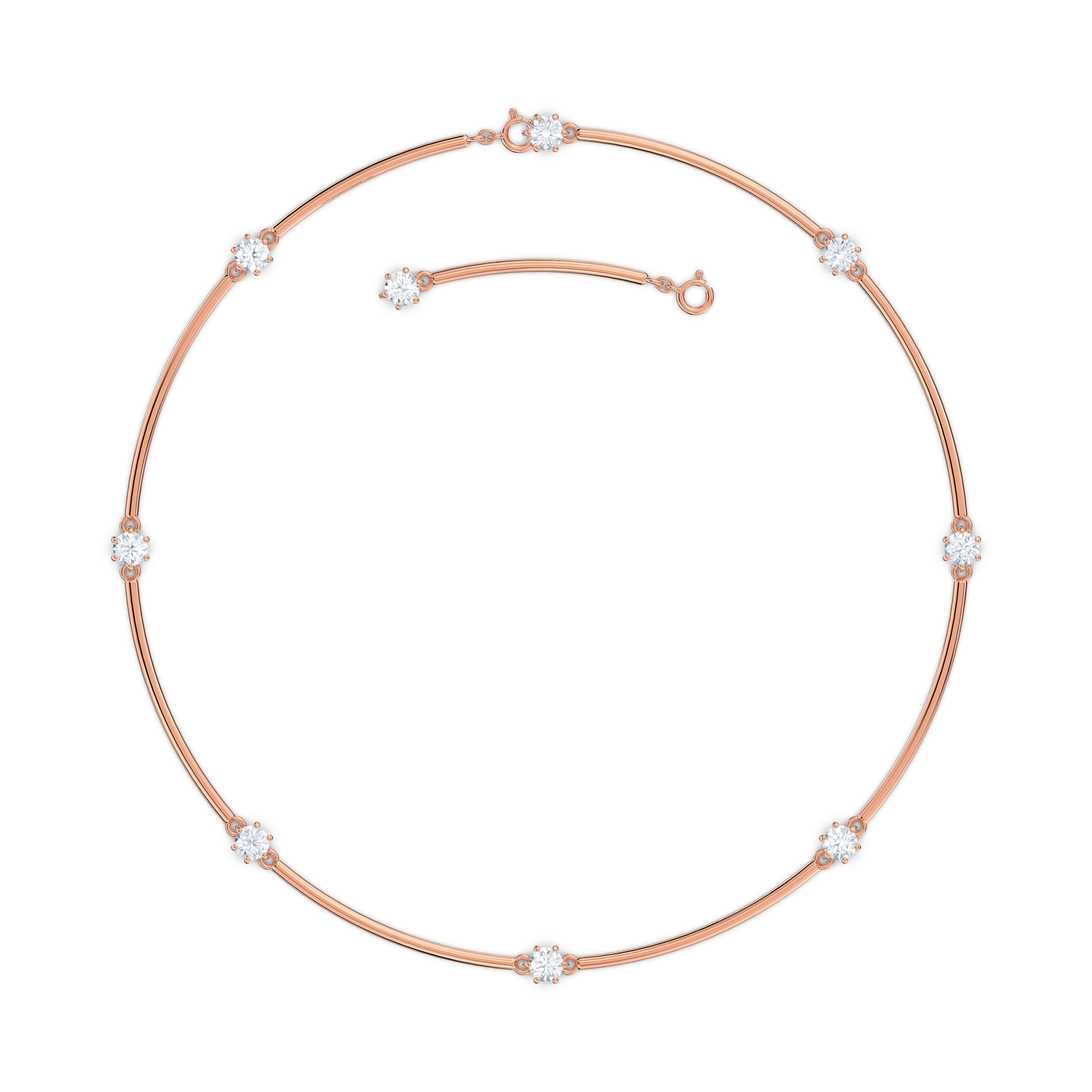 SWAROVSKI שרשרת Constella ציפוי רוז – ילון סברובסקי